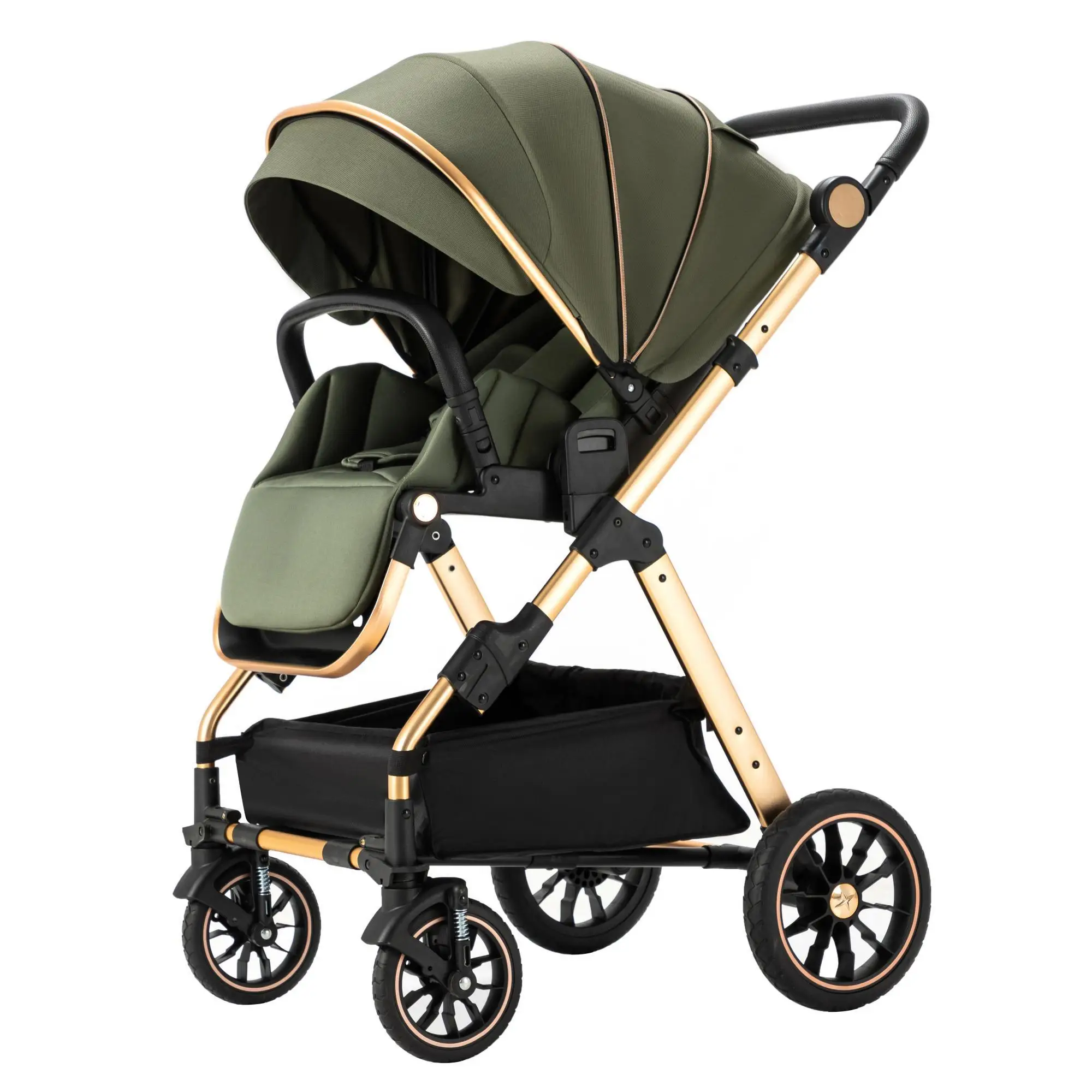 European Design Foldable Baby Car Seat And Stroller Set High Landscape ...