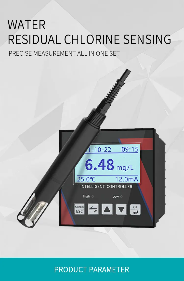 Aice Tech Online Rs485 Free Residual Chlorine Sensor 4-20ma Residual ...
