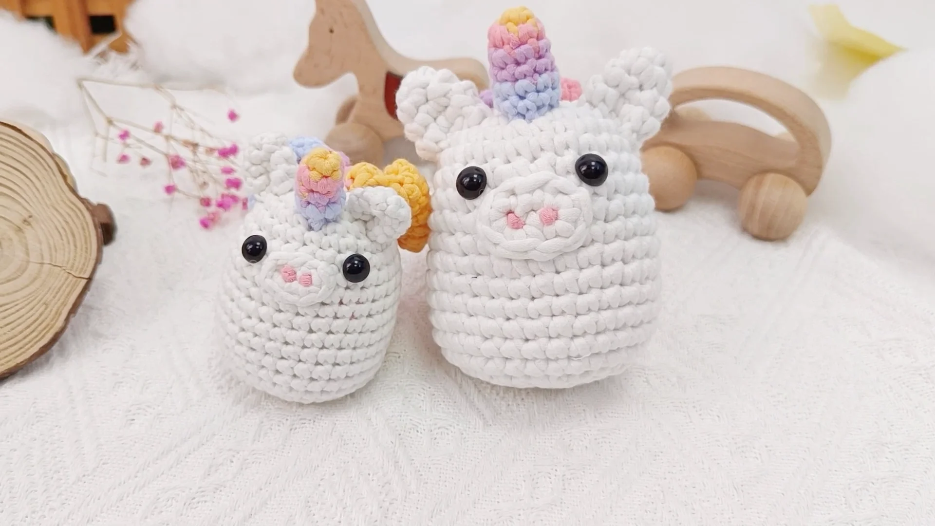 Diy Crochet Kit With Prestarted Yarn Set Crochet Material Pack Conjunto ...