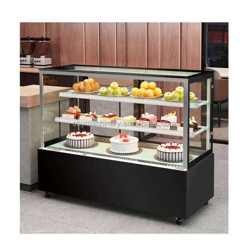 Cake Display Refrigerator Small Sushi Cooler Cabinet Bakery Fridge Mini ...