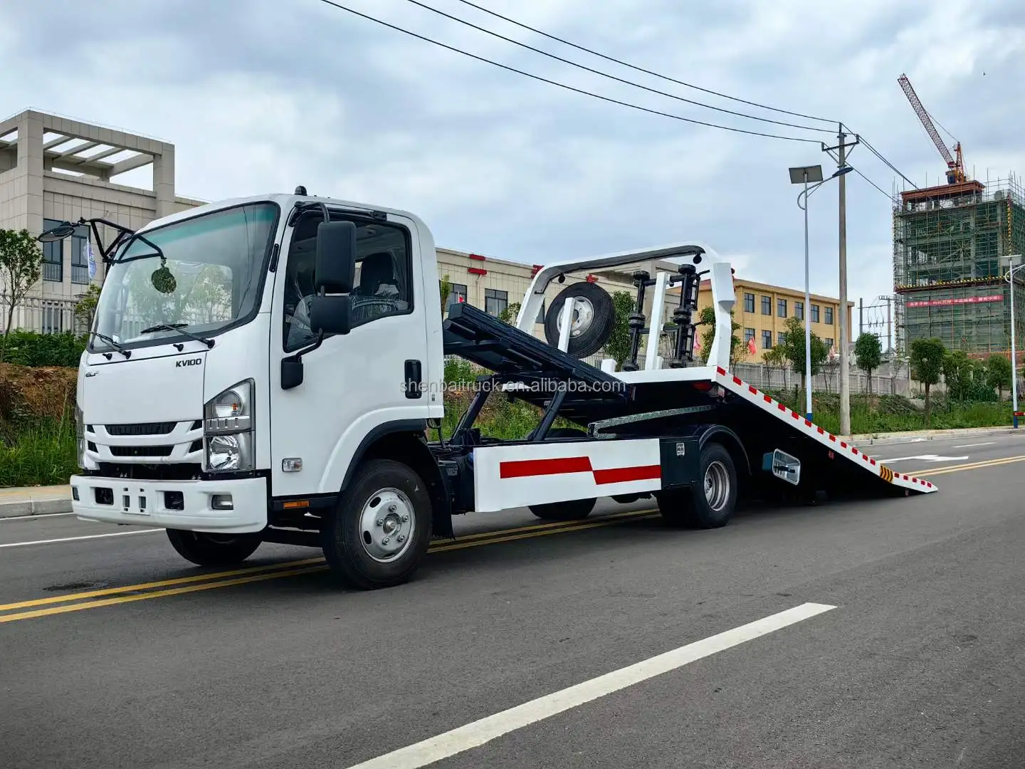 SHENBAI 1SUZU ELF 6 Ton Road Emergency Breakdown Service Wrecker ...