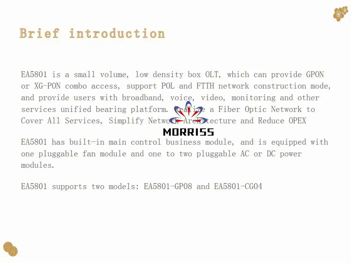 Huawei Ea5801 Mdu Ftth 10g Pon Olt With 8 Port And Ac Power - Buy ...