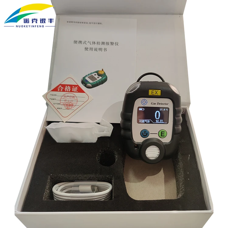 Nkyf Ch4 H2 C2h6 Co Co2 Mini Portable Multi Gas Leak Detector Analyzer For Hospital,Mining ...