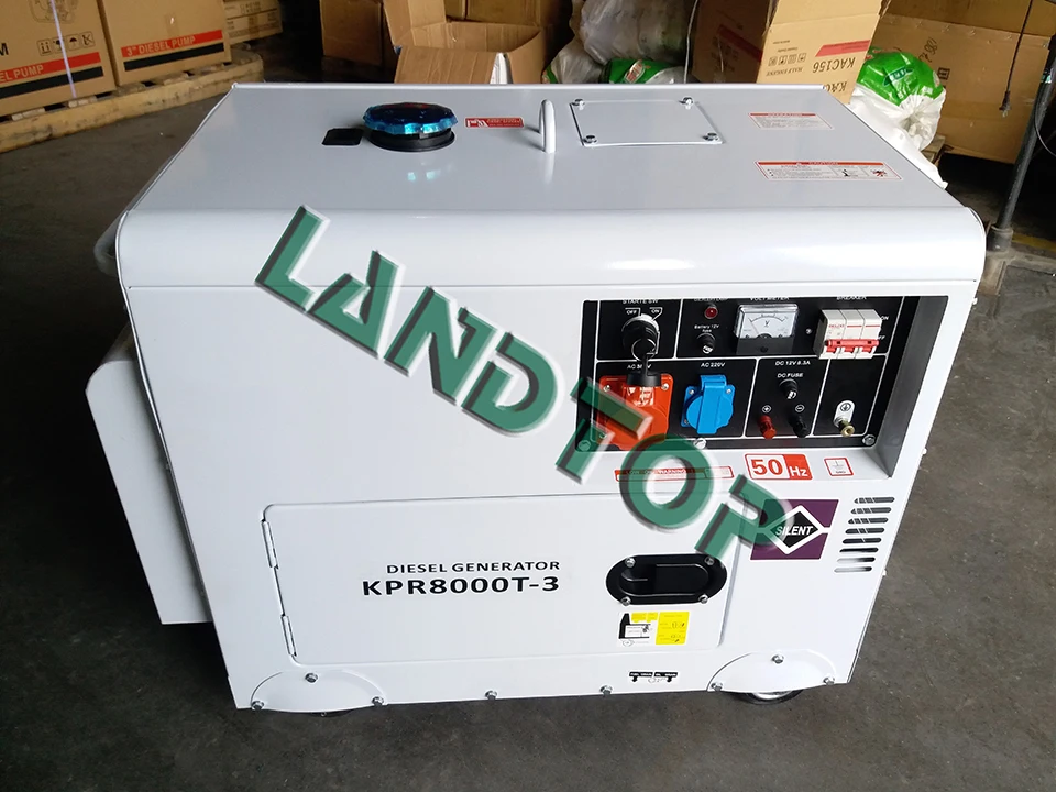Silent Diesel Generator 8kw Genset Diesel Generator 125 Kva Air Cooled ...