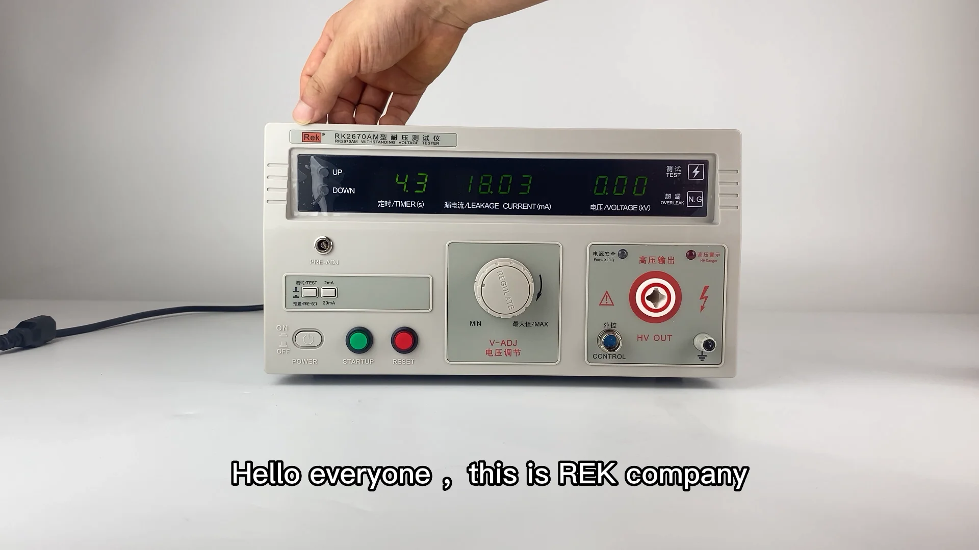 Cheap Price Safety Test Instruments 5kv 2ma 20ma Withstanding Voltage ...