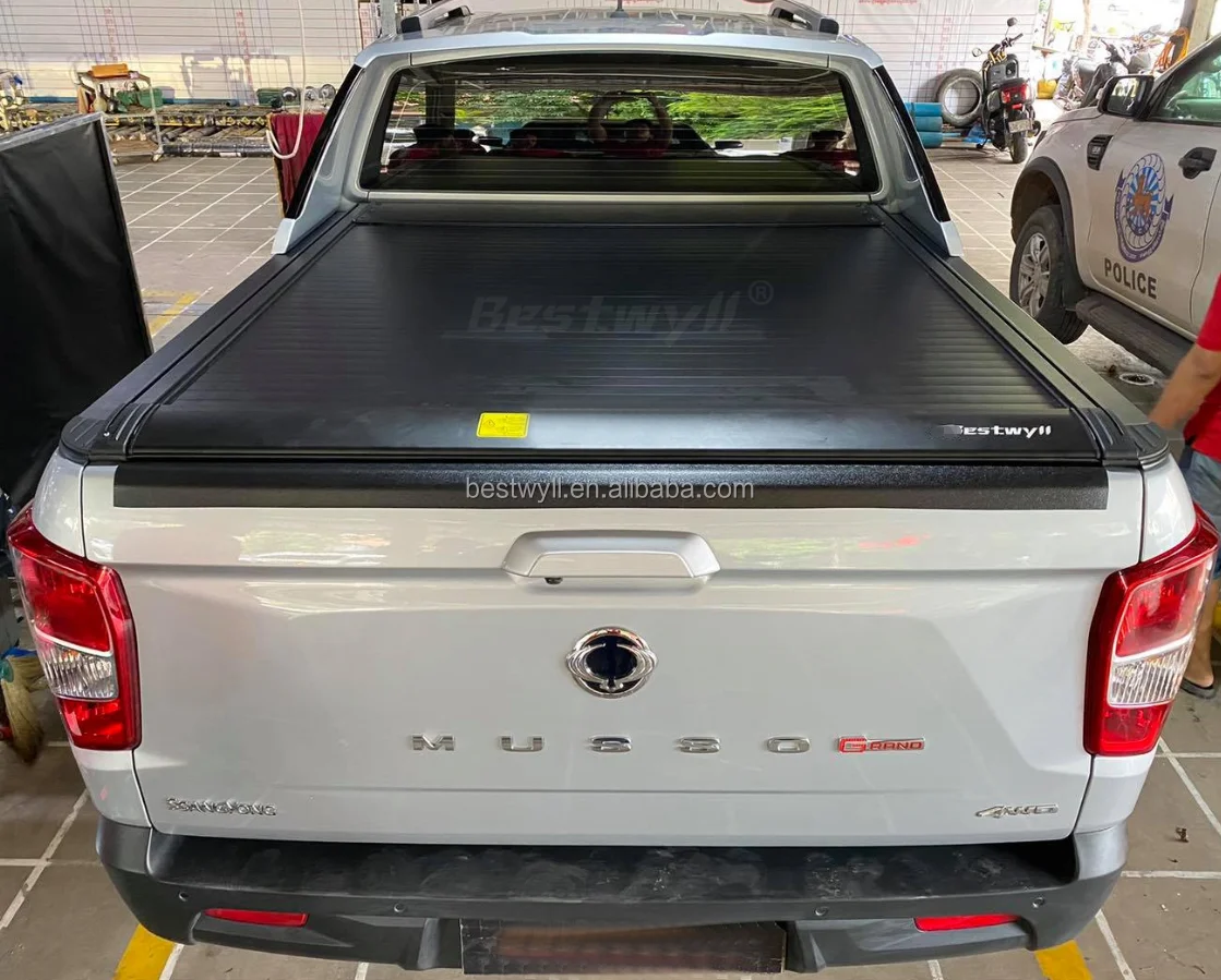 Bestwyll Electric Retractable Tonneau Cover for Musso Grand