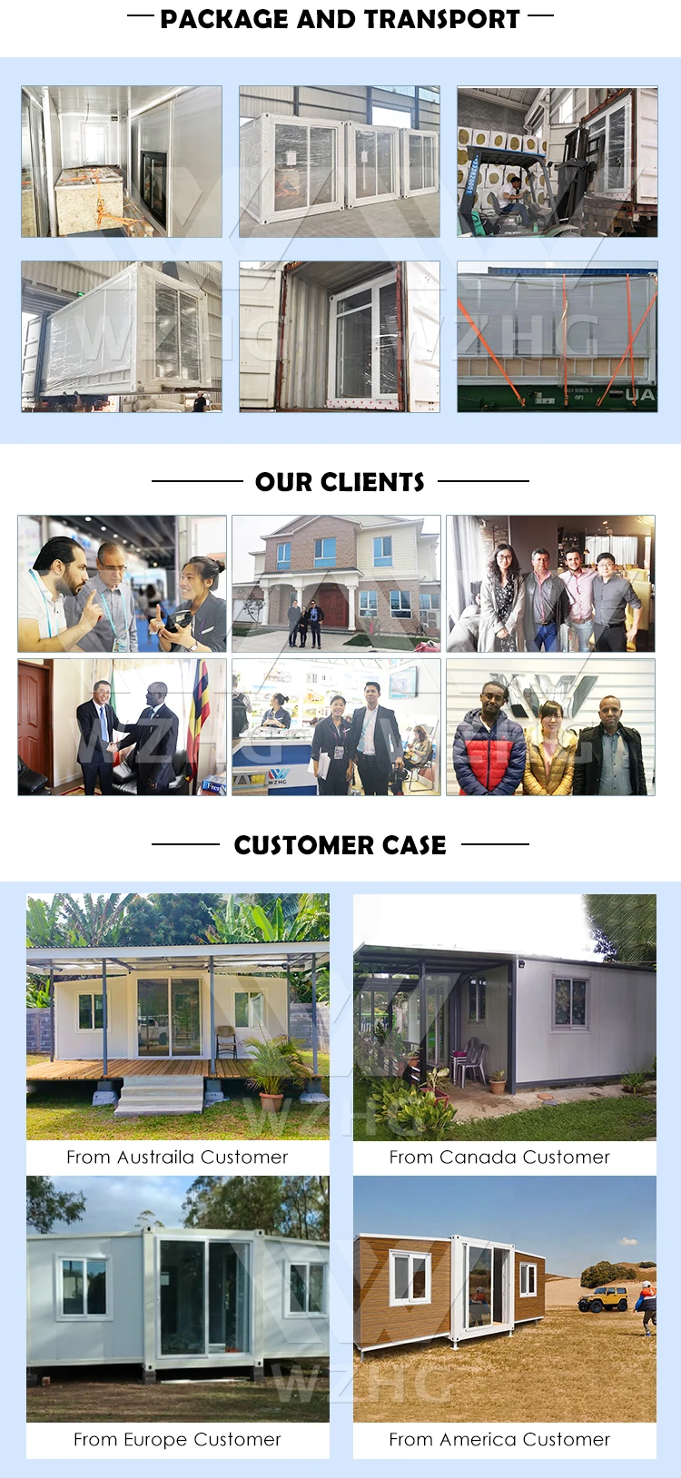 Gable Roof Standard Pre Fab Container House 40ft Expandable Container ...