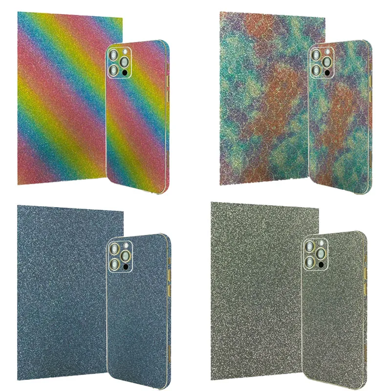 Custom Glitter Diamond Back Cover Skins Sticker Film For Film Cutting ...