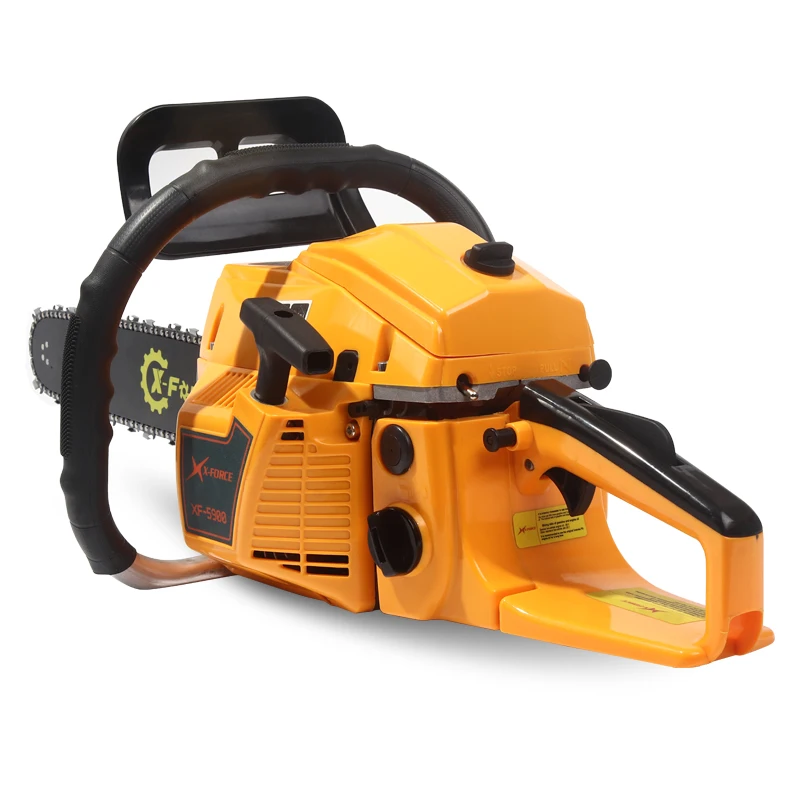 58cc Gasoline Chainsaw Two Stroke Air Cooled Wood Cutter Chain Saw 20 ...