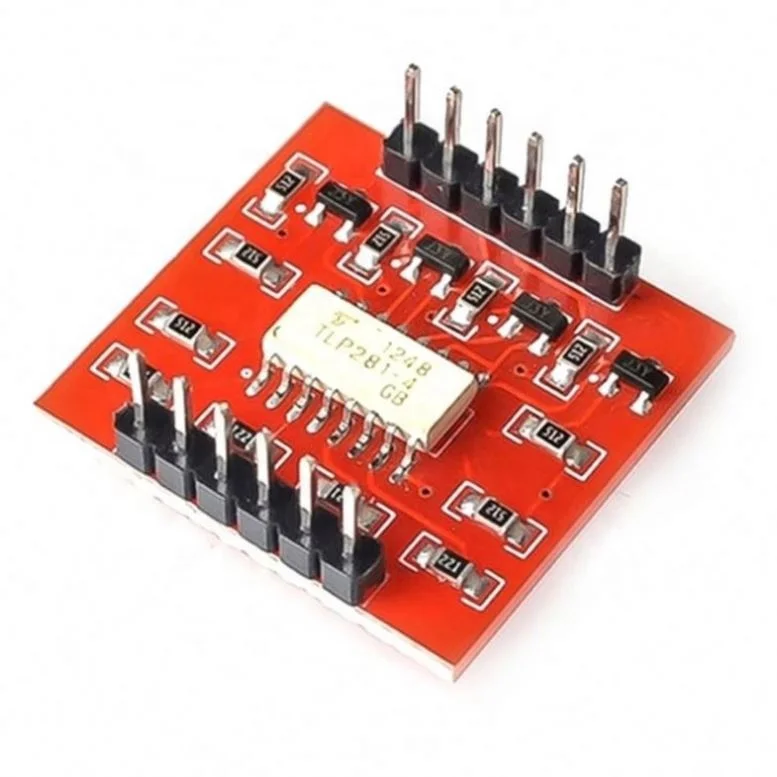 TLP281 4 Channel Optocoupler IC Module Expansion Board High And Low ...