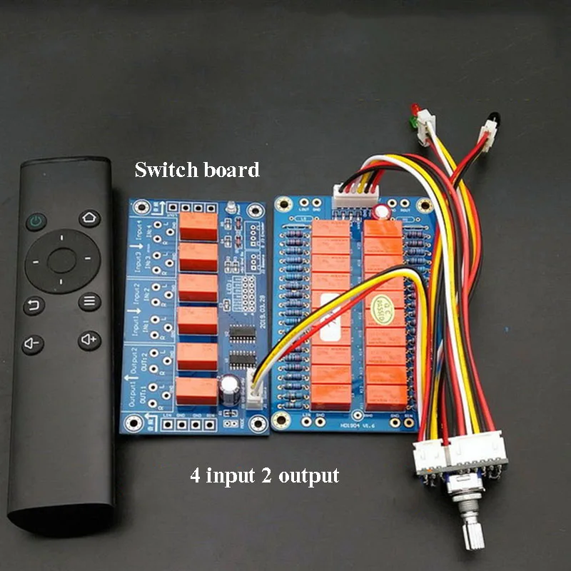 Infrared Volume Potentiometer Remote Control Relay Board
