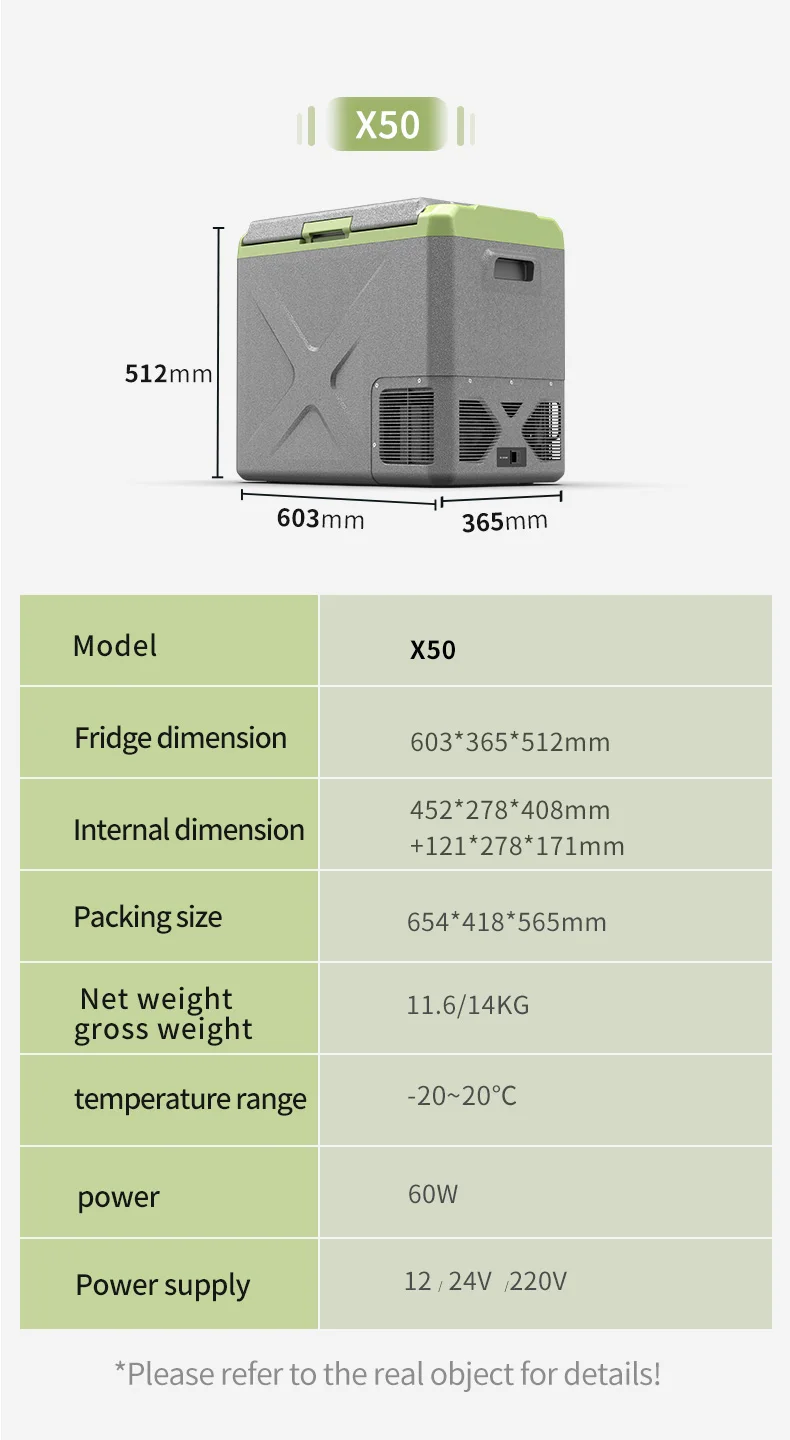 Alpicool X25 New Trend 12v/24v Electric Cooler Car Mini Freezer ...