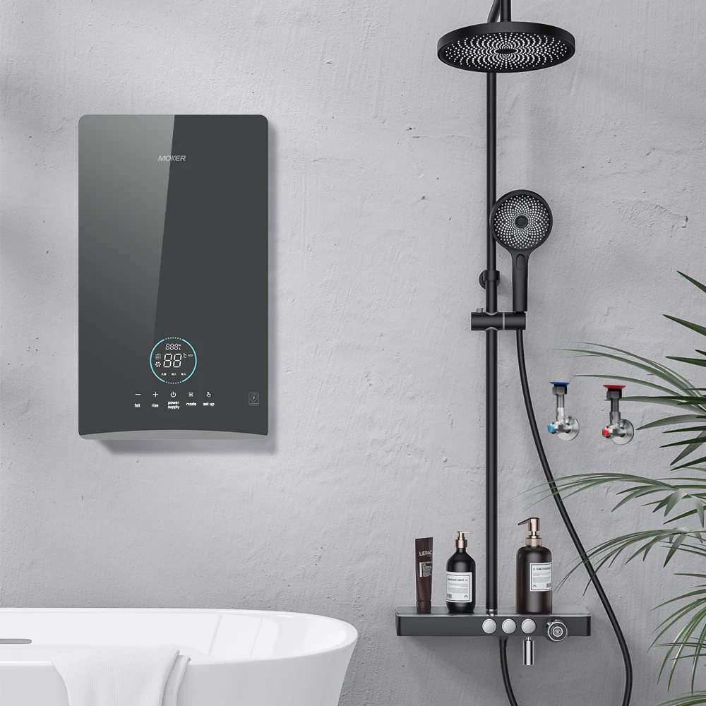 Moker 8800w 240v Hot Water Heater Under Sink Electric Tankless Hot ...