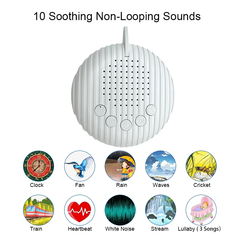 Sound Machine For Sleeping With 10 Soothing Sounds With Autonoise ...