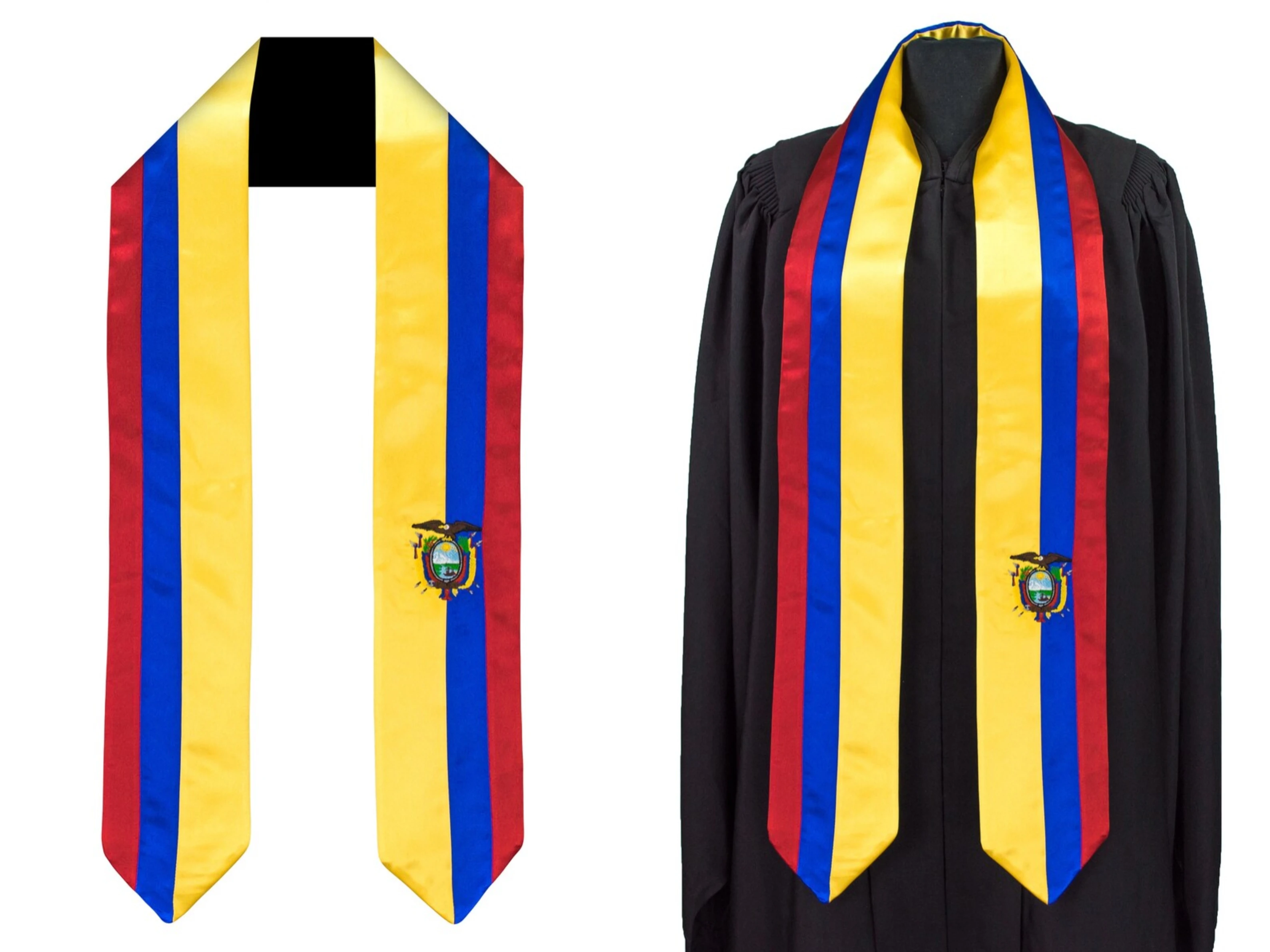 Custom 2024 Graduation Stole Sublimation High School Sash Polyester ...