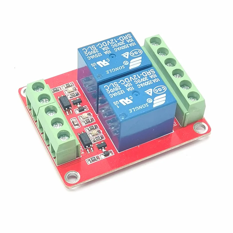 RM2HLE 2-Channel Miniature Relay Module Board - Isolated Switch Options
