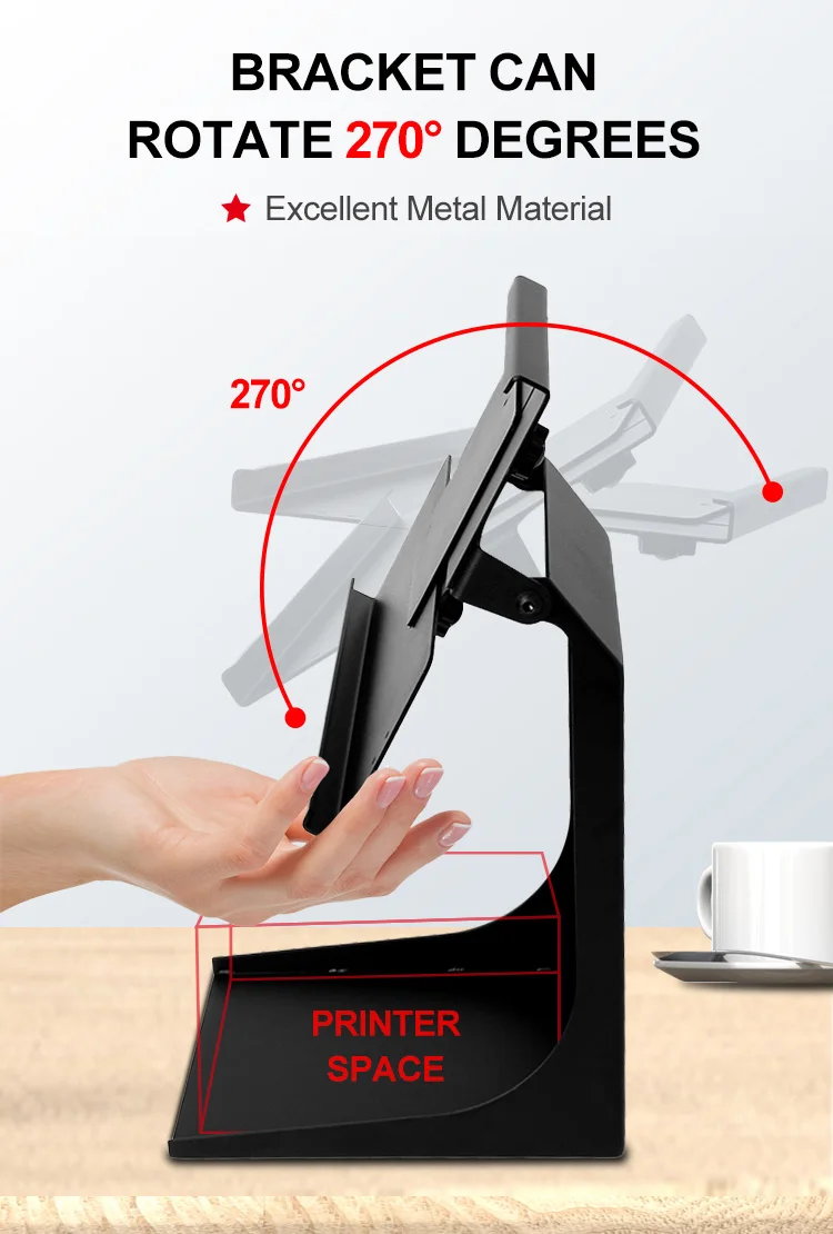 Stable Printer Stand for 10.9 Inch Tablets - Durable & Versatile