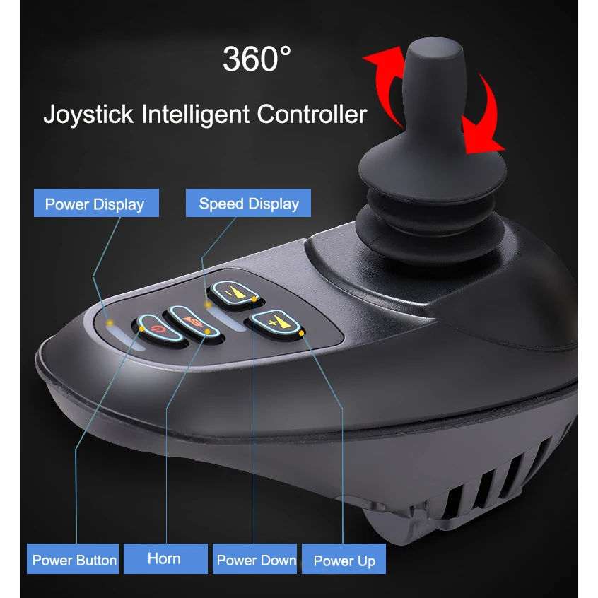 Remote Control Device Reclining Electric Wheelchair With High Backrest ...