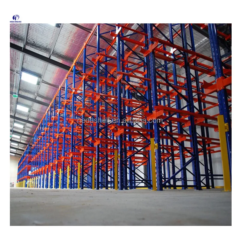 Warehouse Pallet Rack Shelving Structural Steel Pallet Rack Industrial ...