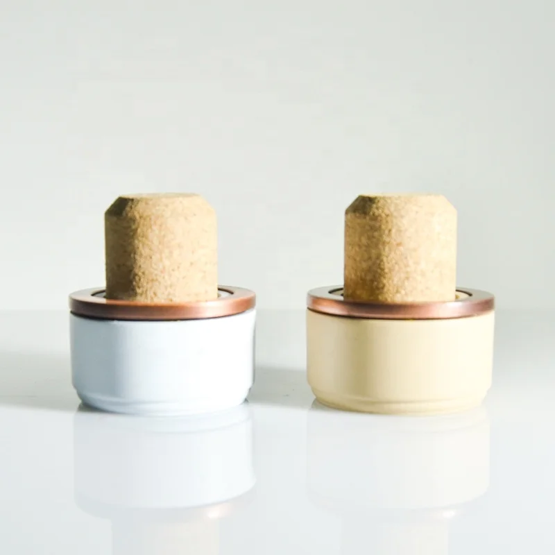 Custom Cork Stopper Alumina Cap Synthetic Cork Bottle Stopper With Air ...