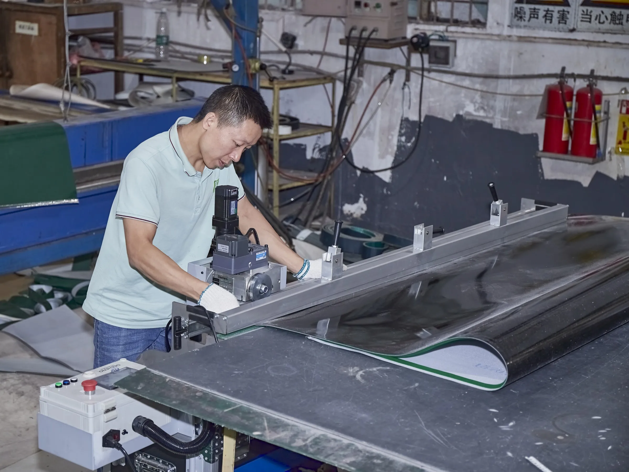 AT10 Tooth Type Stainless Steel Mechanical False Teeth Pu Timing Belts ...