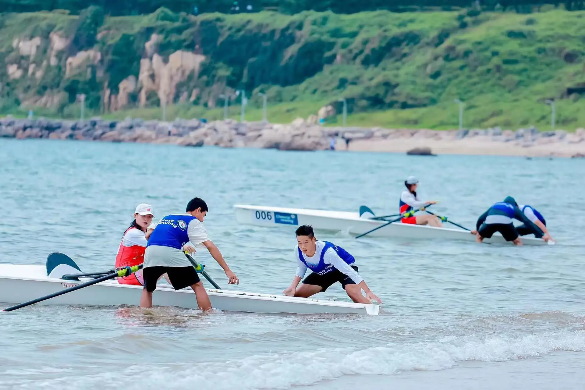 Bote De Remos Falcon Coastal 4x - Buy Coastal Rowing Boat coastal ...