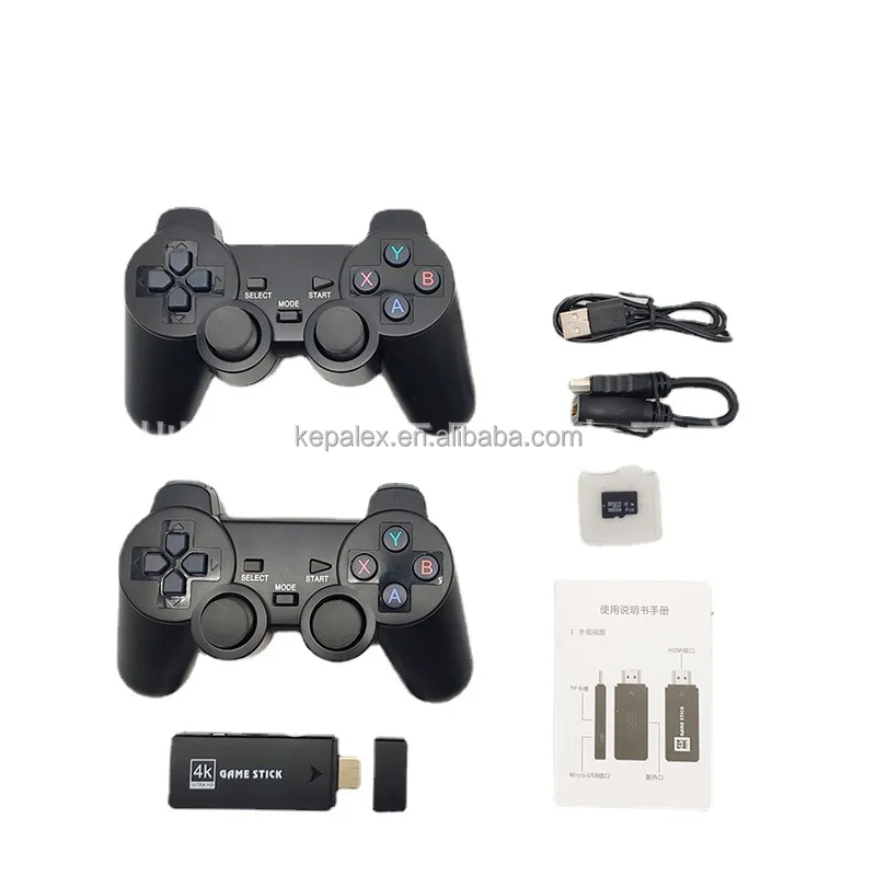 Classic Retro Video Game Stick U8 2.4g Console 4k Hd 2500 10000 Games ...