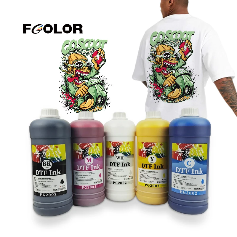 Fcolor Dtf Cmyk White Ink 500ml For T-shirt On A3 A4 13'' 24'' Film ...