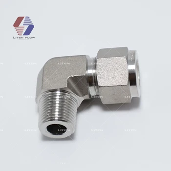 Male Elbow Connector 316 Stainless Steel 4mm 6mm 8mm 10mm 12mm 1/8 1/4 ...