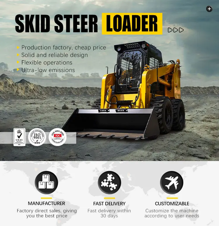 Multifunctional Mini Slip Loader - Efficient Construction