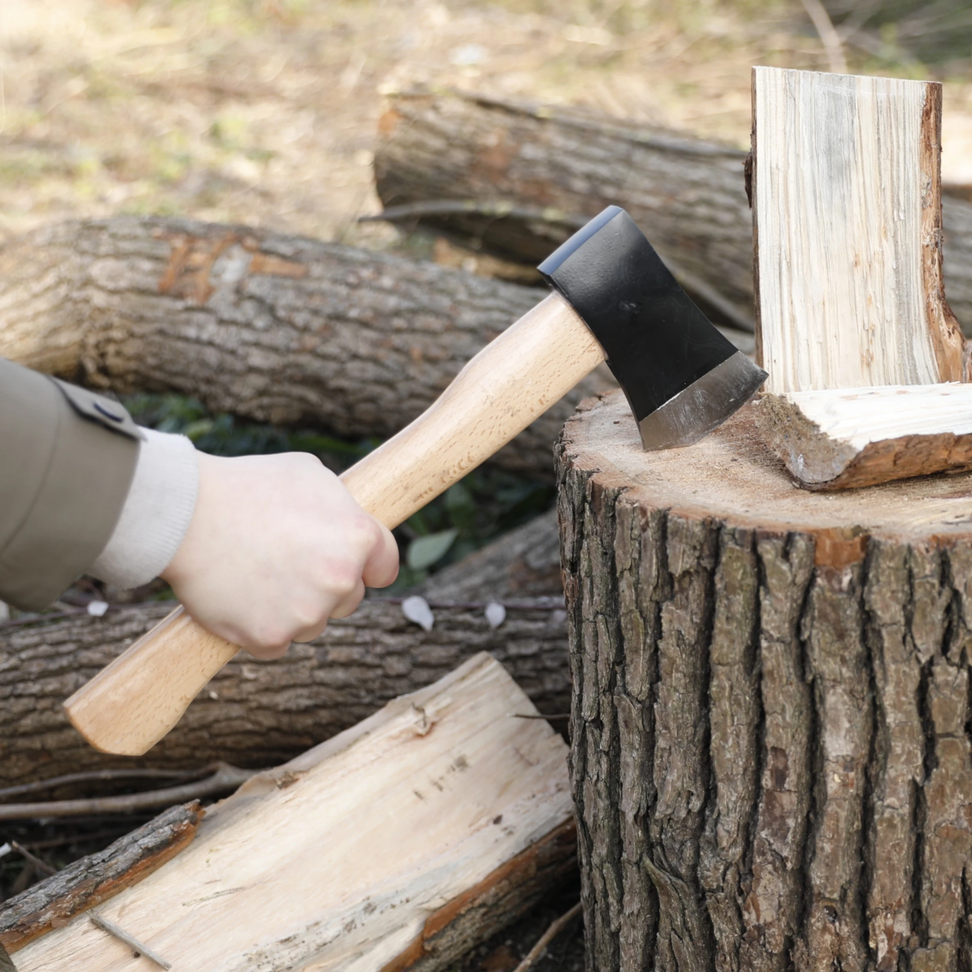 Wholesale Wooden Handle axe Hatchet Steel Blade Head Hatchet Hand ...