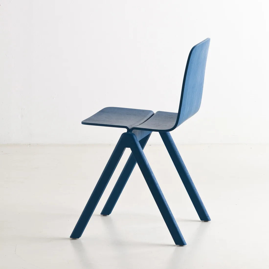 Scandinavian Stackable Wooden Dining Chairs For Home & Office - Oem