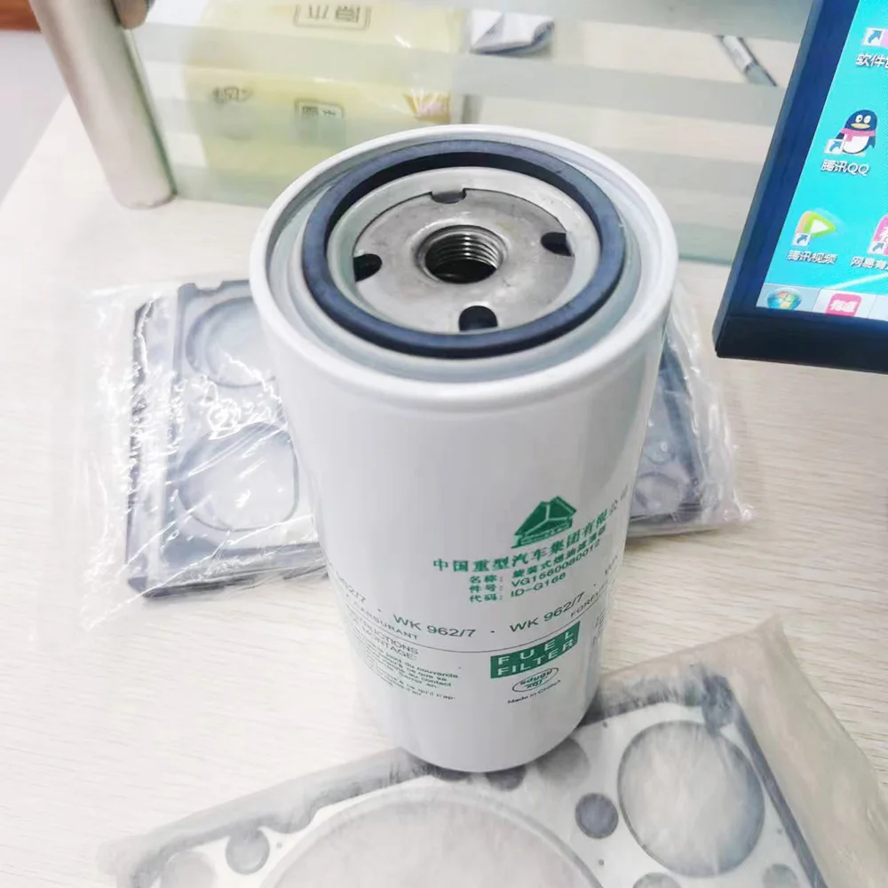 Heavy Truck Howo Engine Vg1560080012 Wk962/7 Fuel Oil Filters - Buy ...