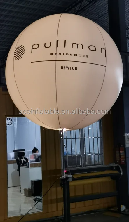 Outdoor Pvc Advertising Inflatables Custom logo Night Inflatable Pole ...