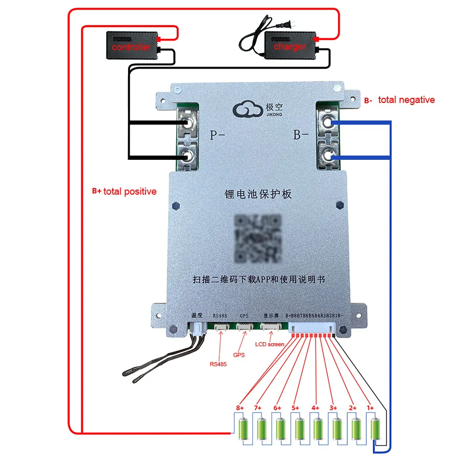 JK BMS 200A - Smart Battery Management for Solar Storage