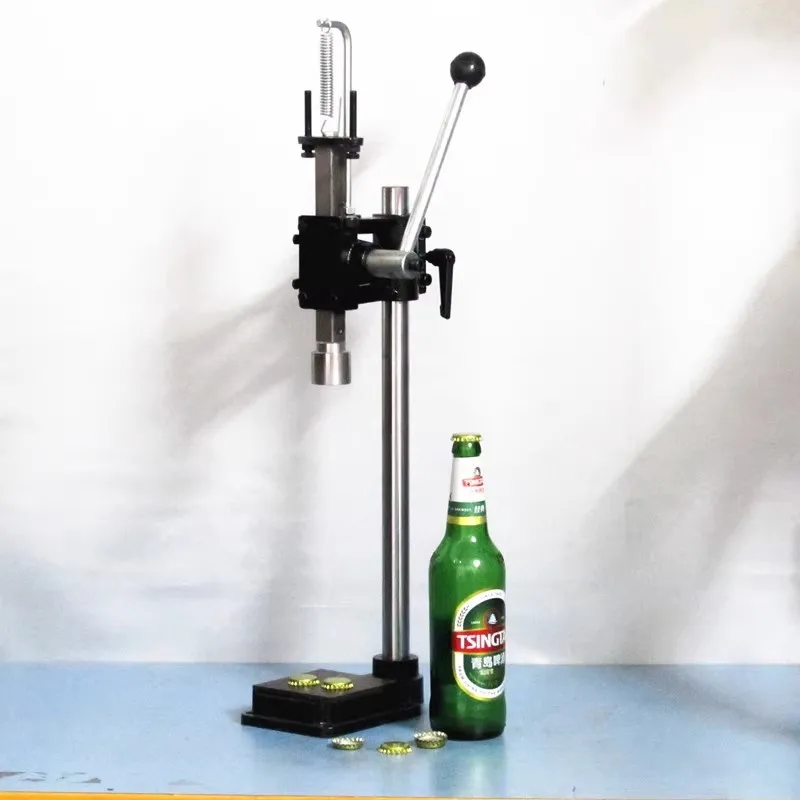 crown cap manual capping machine glass bottle capping machine beer ...