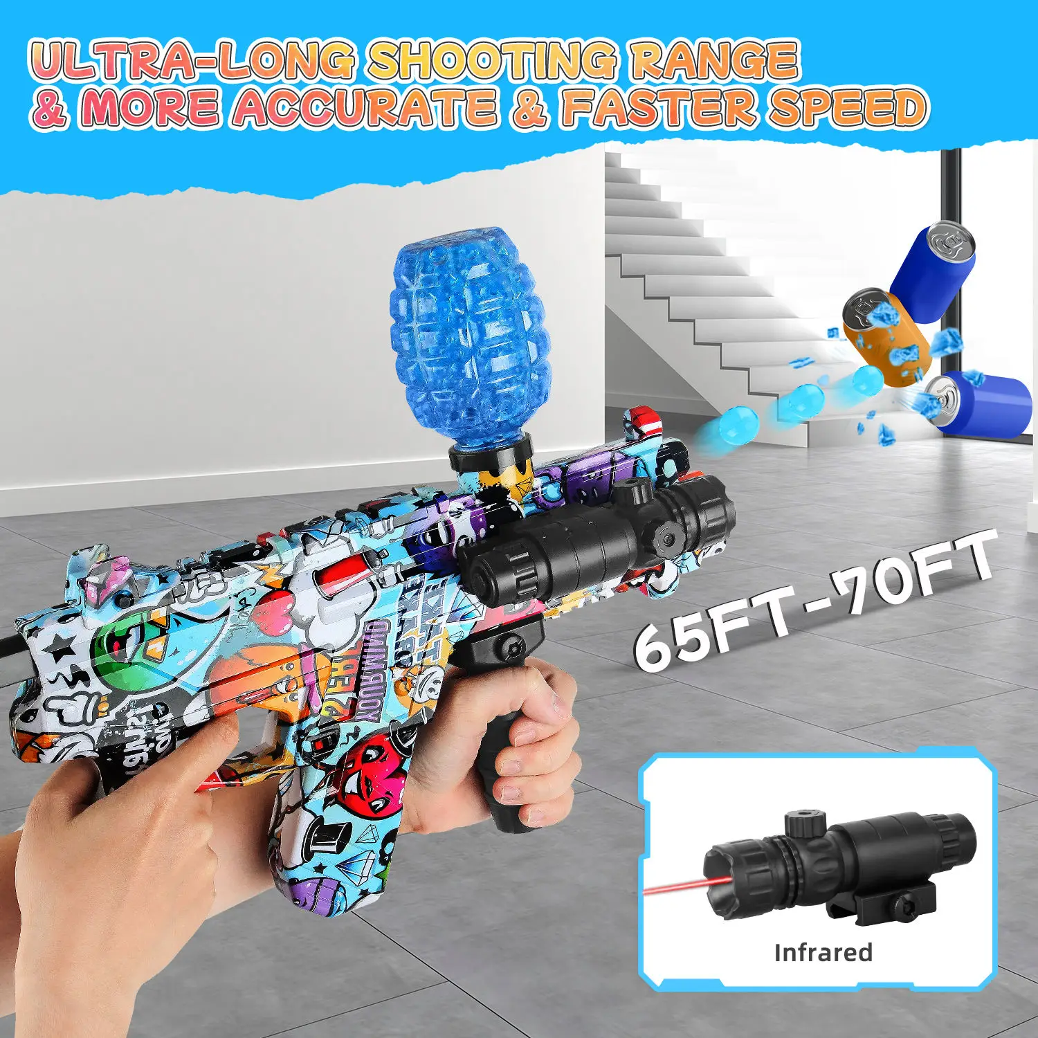 Wholesale Quality Toy Guns Water Bullet Automatic Shot Continuous Eva ...