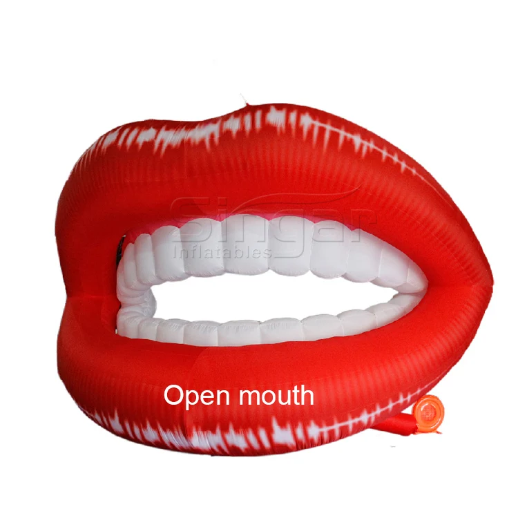 Giant Inflatable Mouth Lip Model Decoration - Custom Design