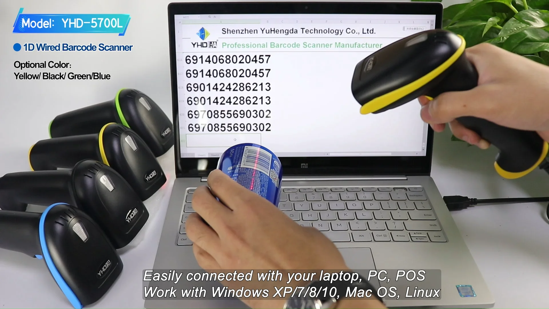 Oem Factory Barcode Scanners 1d Code Handheld Barcode Scanner Mobile ...