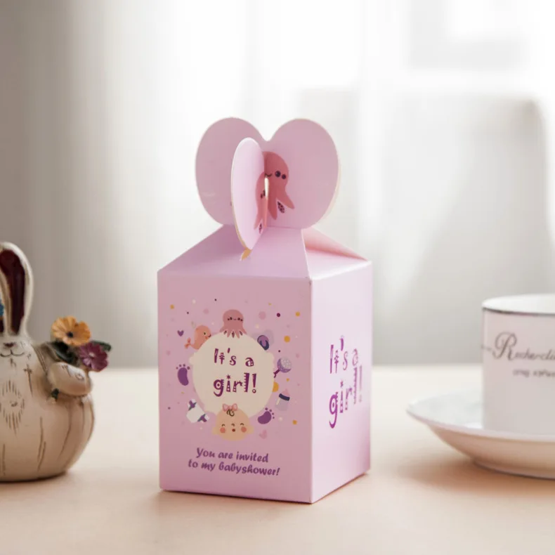 Handbag Baby Boy Girl Gift Paper Bag Baby Shower Candy Box Birthday ...