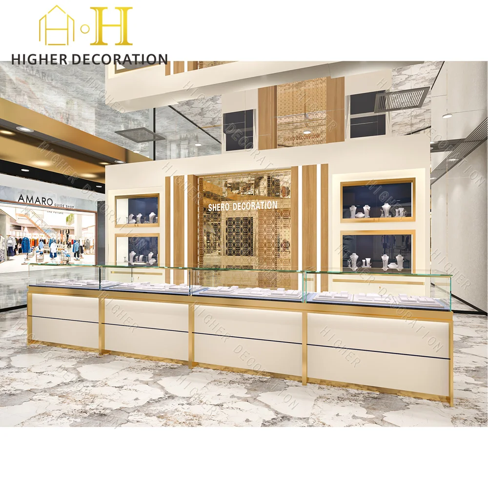 Fashion Design Jewellery Display showcase Glass Jewellery Display ...