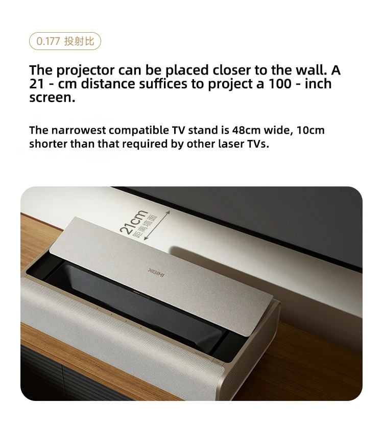 Xgimi Aura 2 4K Ultra Short Throw Smart Home Theater Projector - IMAX ...