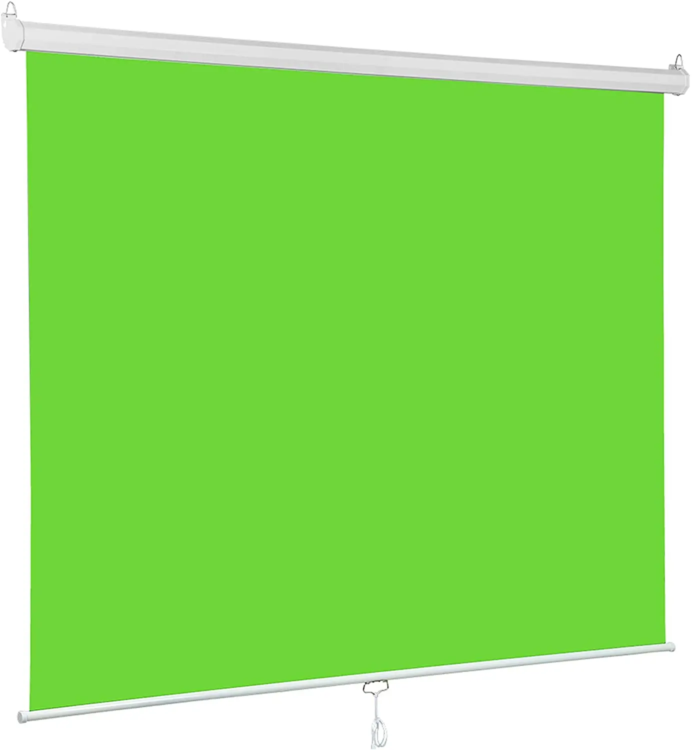 Pull Down Retractable Green Screen Backdrop Auto-locking Chroma Key ...