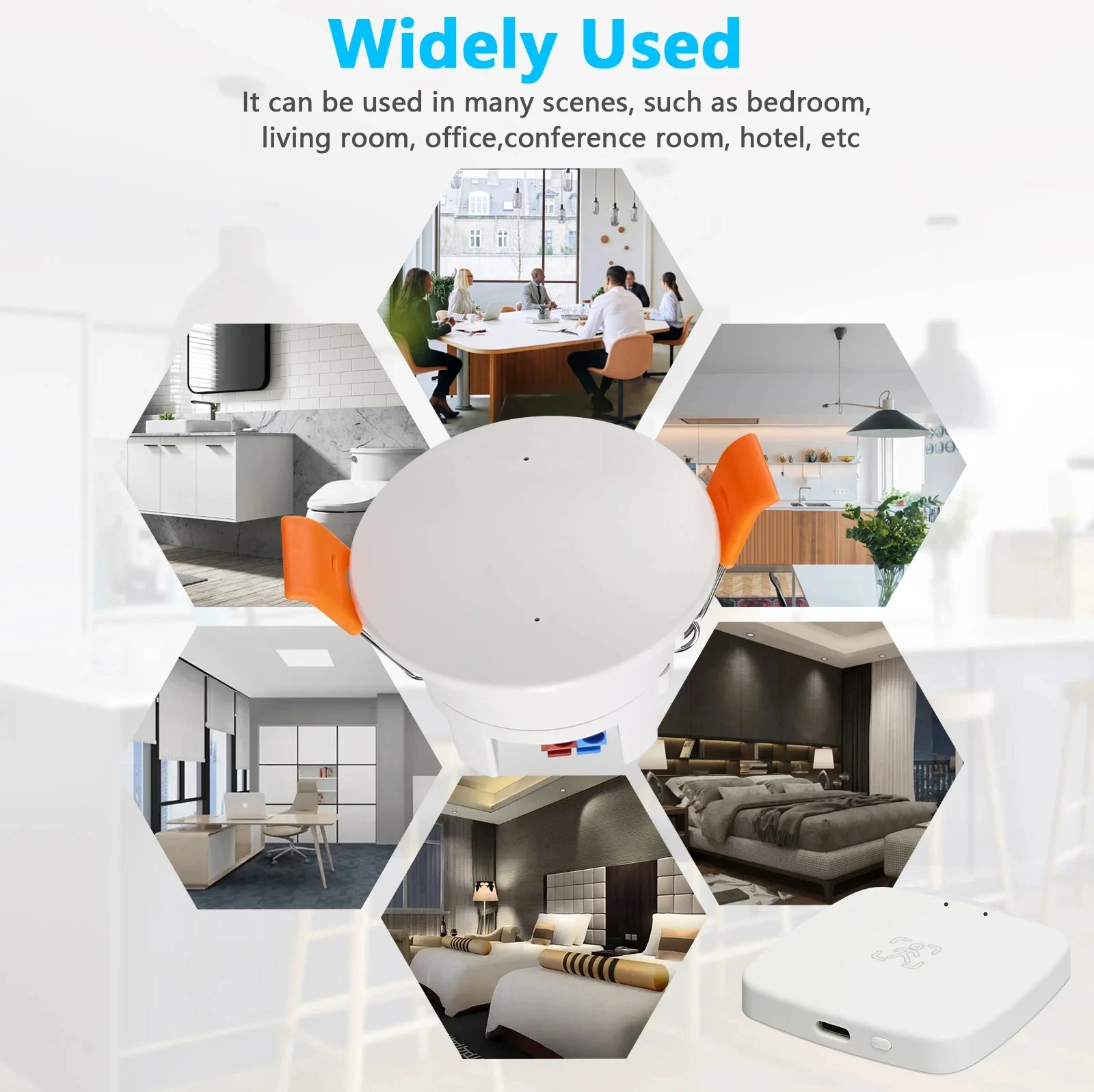 Tuya Zigbee Smart Ceiling Mount Millimeter Wave Radar Sensor