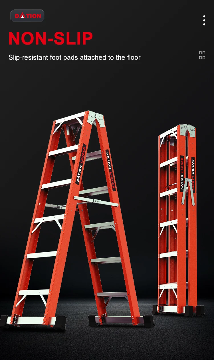 Ansi Non-conductive A Step Ladder For Electrical Work Sturdy Industrial ... Ansi Non-conductive A Step Ladder For Electrical Work Sturdy Industrial ...