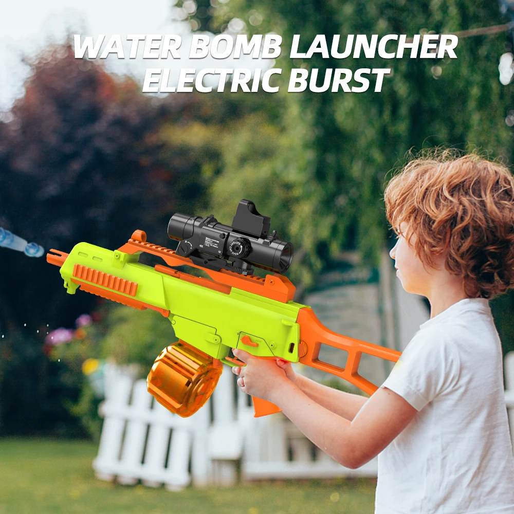 Chargeable Kids Electric Toy Gun Battle Shooting Water Bomb Safe Non ...