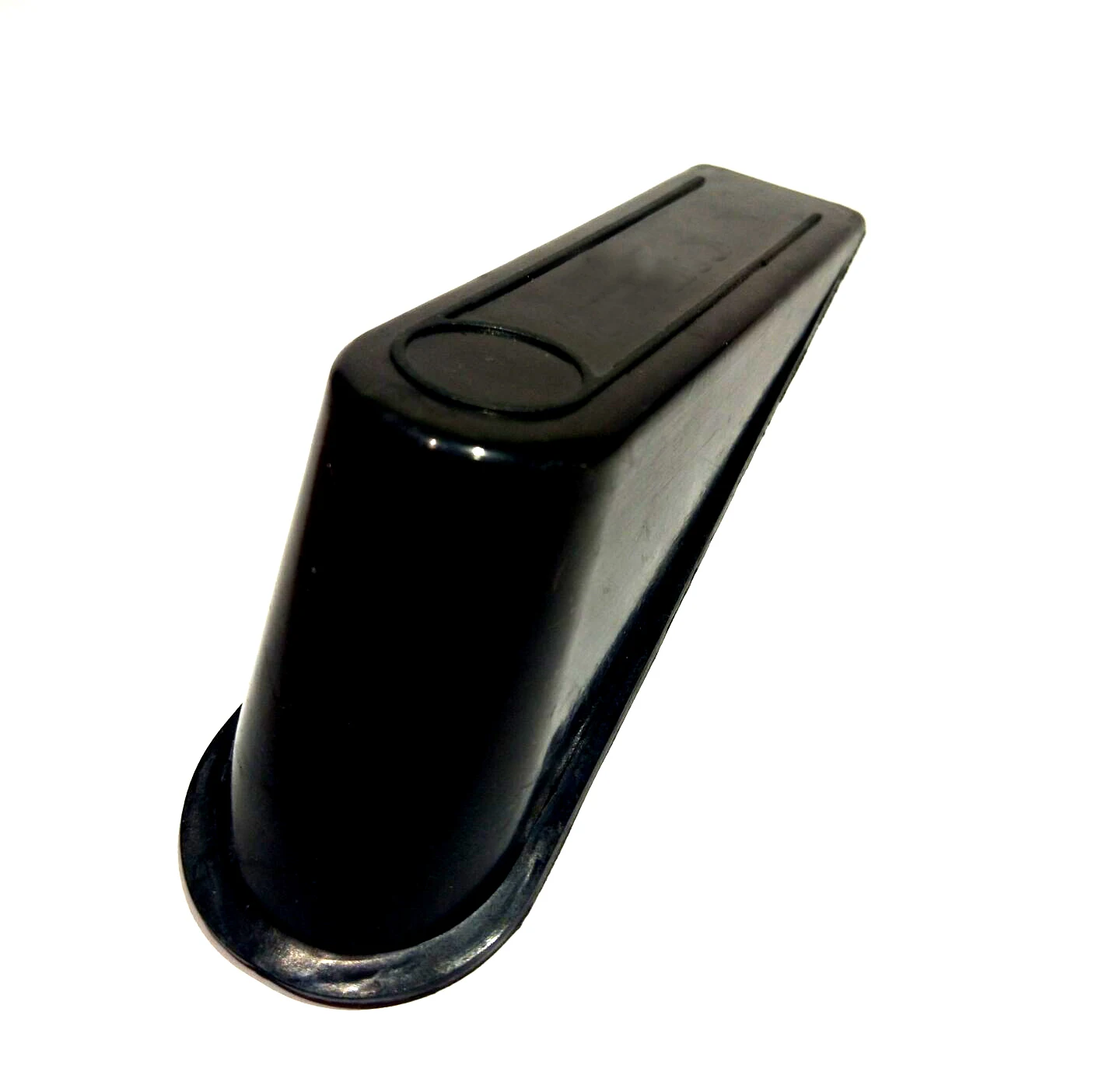 Large Rubber Wedge Door Stop Wedge Black Plastic Stop Doorstop Carpet ...