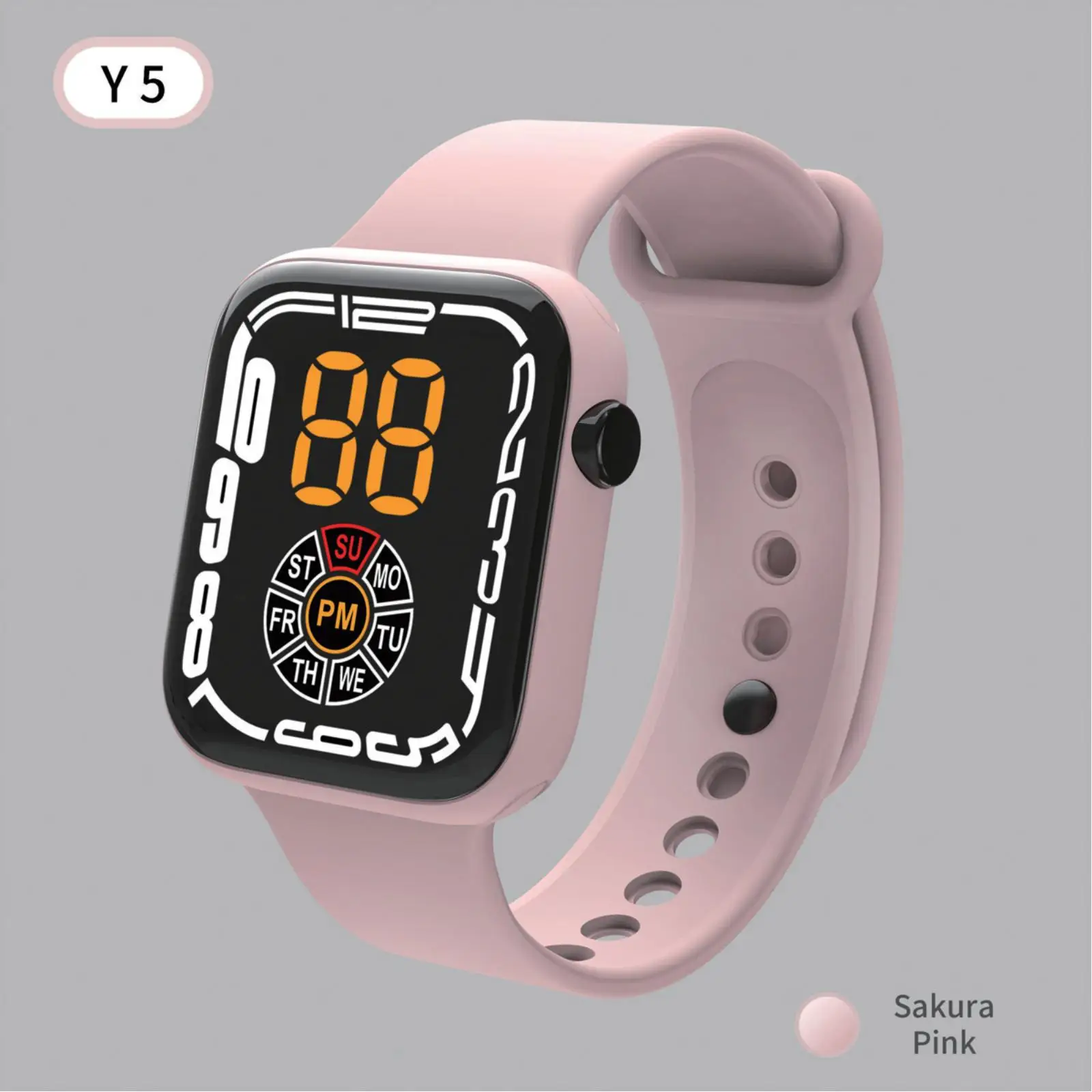 Sports Watch For Women And Men Electronic Led Digital Watch Fashion ...