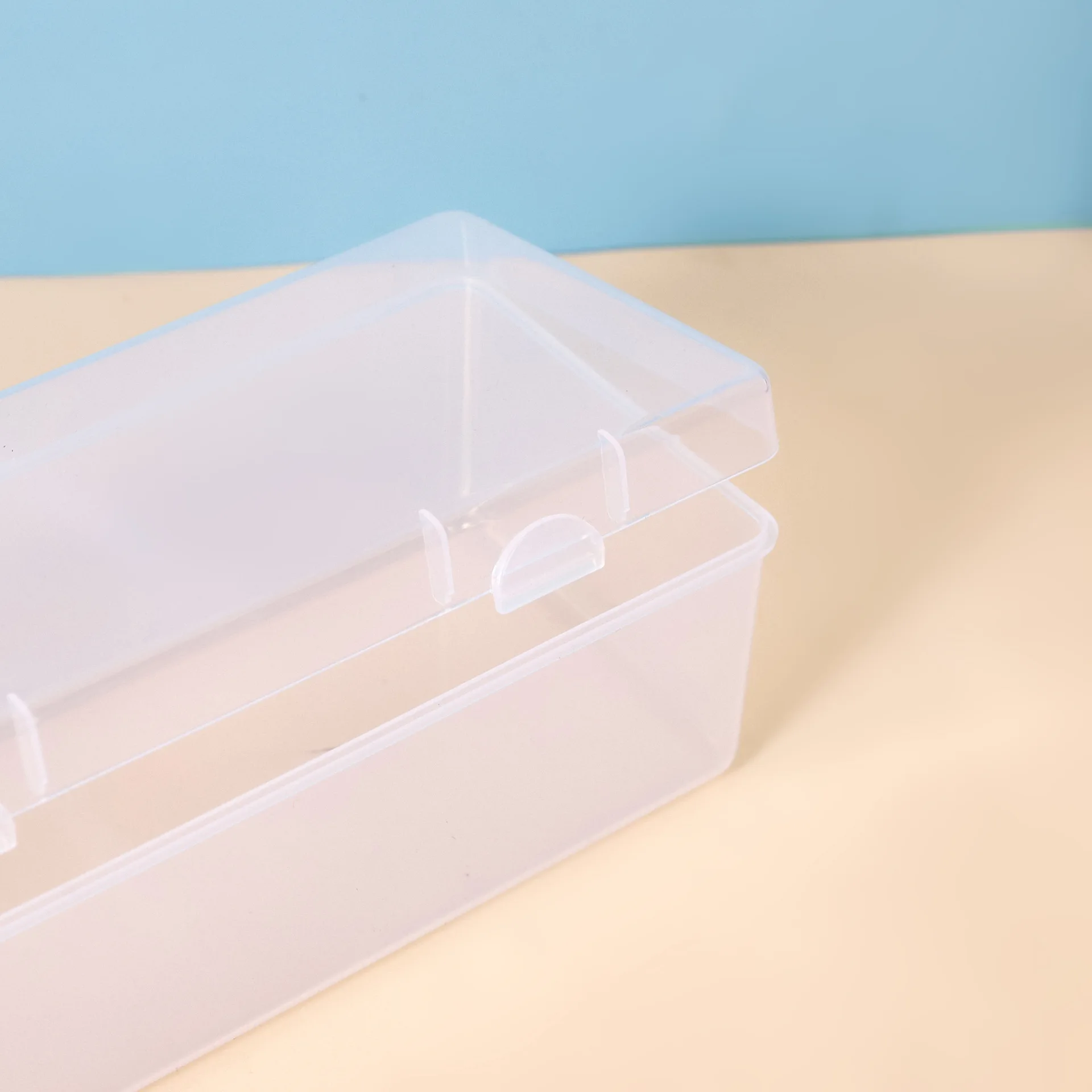 Rectangular Empty Mini Clear Plastic Organizer Storage Box Containers ...