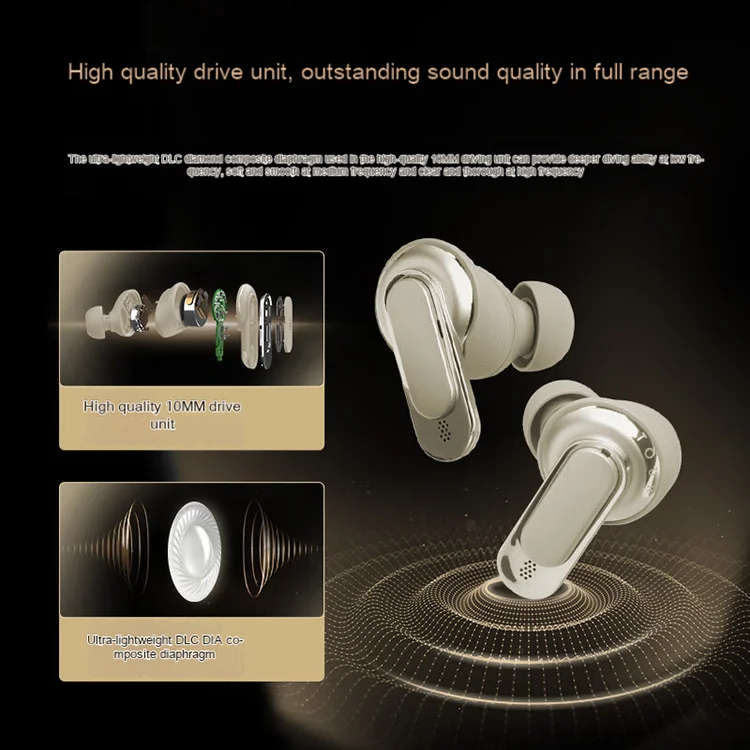 Play Pause Music Calling Tws V8 Earphones Anc Noise Reduction ...